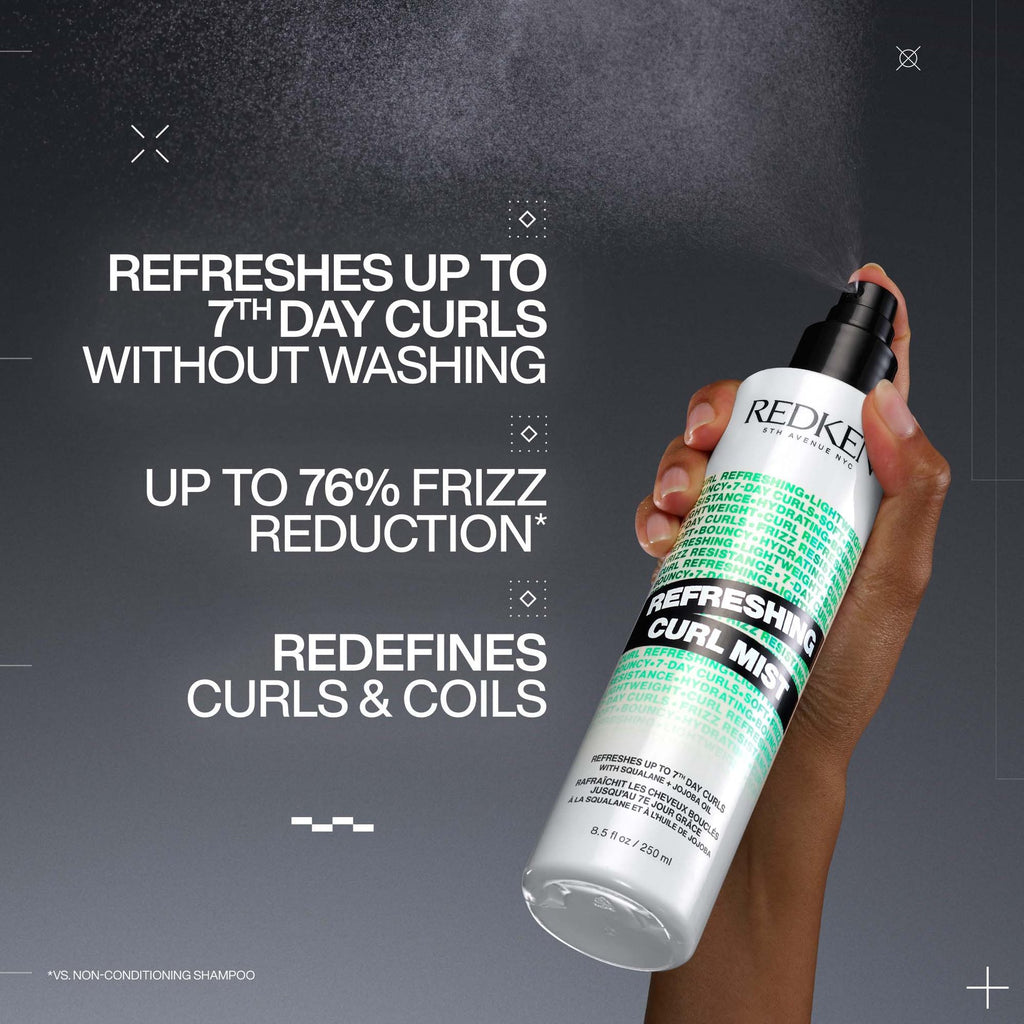 Buy Redken Refreshing Curl Mist 250ml | Buy Hair Products Online From Headstart NZ
